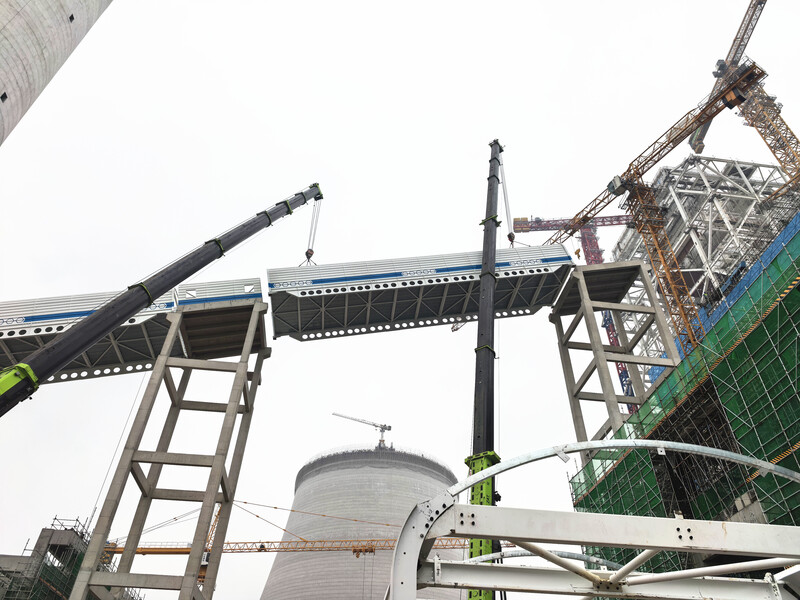 中煤鄂州项目引入四代模块栈桥 开启输煤“空中高铁”